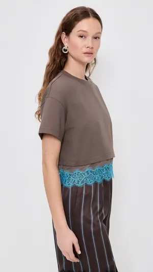 Staud Grier Top - Mink/pool