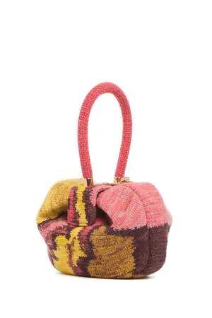 Gabriela Hearst Nina Bag In Fire Multi Crochet Cashmere - Multicolor