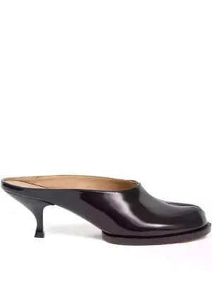 MAISON MARGIELA 55mm Leather Mules - Black