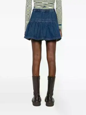Maje Button-up Mini Skirt