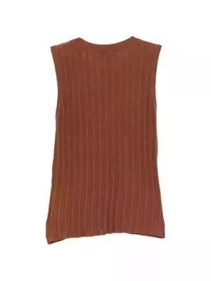 N.peal Ribbed Tank Top
