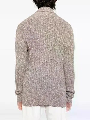 N.peal Marl Shawl Cardigan