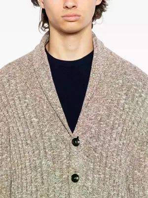 N.peal Marl Shawl Cardigan