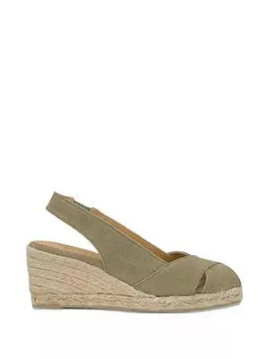 CastaÑer Diana Criss-cross Sandals - Green