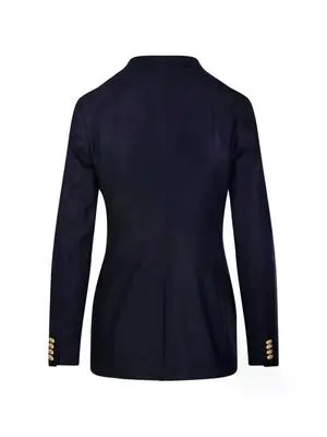 Tagliatore Double-breasted Jacket With Gold-tone Hardware