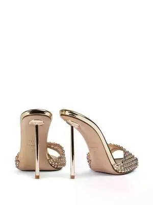 LE SILLA Gilda Embellished Net Sandals