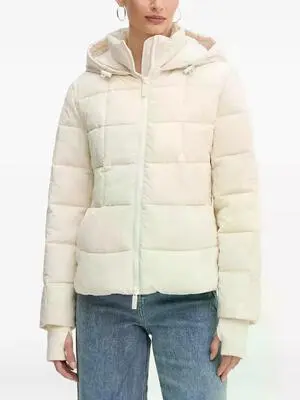 Armani Exchange Hooded Padded Jacket - White