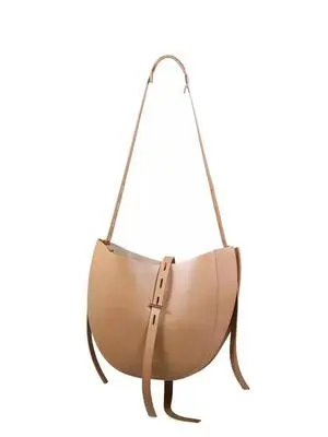 MINOBOSSI Lizzie Buckle Strap Shoulder Bag - Neutrals