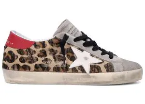 GOLDEN GOOSE Superstar - Leopard/white/red