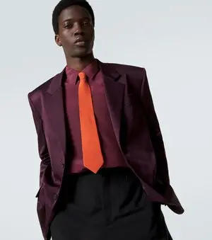 Saint Laurent Neck Tie - Orange