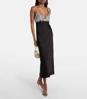 Valentino Garavani Embellished Midi Dress
