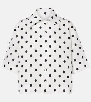 PATOU Polka-dot Blouse - White