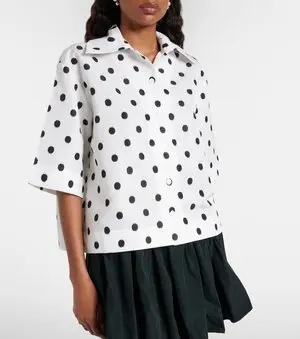 PATOU Polka-dot Blouse - White