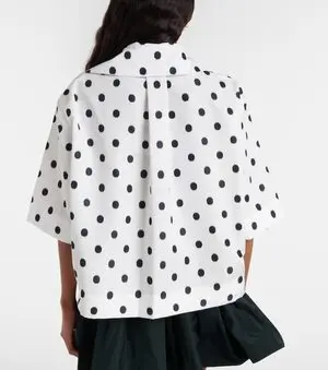 PATOU Polka-dot Blouse - White