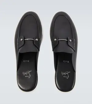 CHRISTIAN LOUBOUTIN Chanme Leather Mules