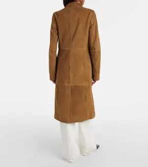 TOTEME Suede Leather Coat