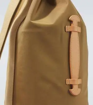 Auralee Leather-trimmed Shoulder Bag