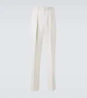 TOM FORD Wool And Silk Suit Pants - White