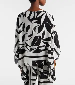 Max Mara Ambuto Printed Silk Blouse - Multicoloured