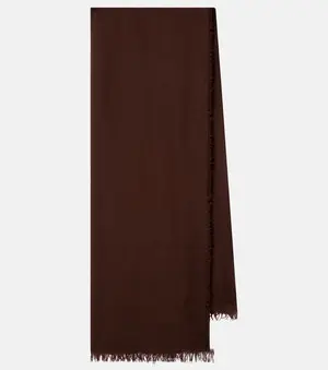 TOTEME Virgin Wool Scarf - Brown