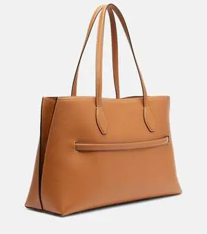 TOTEME Lounge Large Leather Tote Bag - Brown