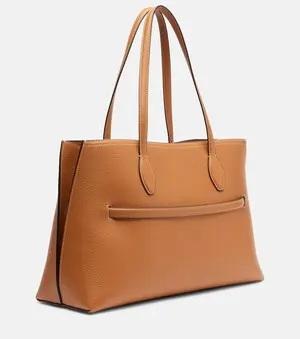 TOTEME Lounge Large Leather Tote Bag - Brown