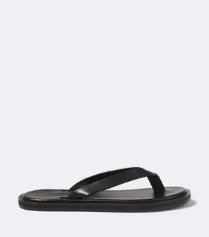 Studio Nicholson Curren Leather Thong Sandals - Black
