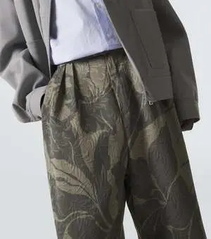 Dries Van Noten Printed Straight Pants