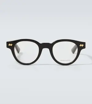 Bottega Veneta Round Glasses - Black