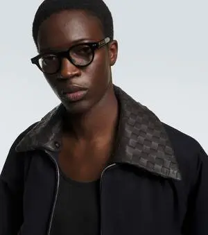 Bottega Veneta Round Frame Glasses
