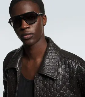 Gucci Horsebit Aviator Sunglasses