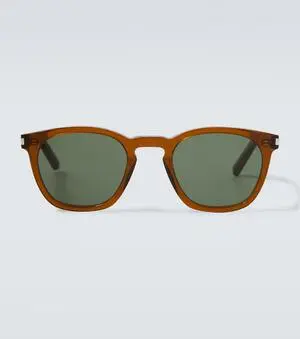 Saint Laurent Sl 28 Round Sunglasses - Brown