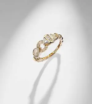 Shay Jewelry 18kt Yellow Diamond Ring