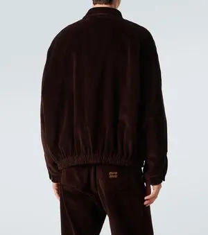 Miu Miu Cotton Corduroy Blouson Jacket