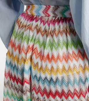 Missoni Zigzag Lame Shorts - Multicoloured