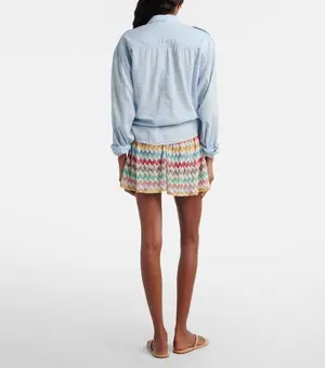 Missoni Zigzag Lame Shorts - Multicoloured