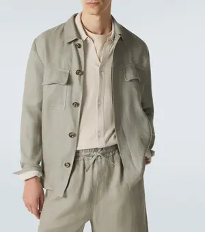 LARDINI Silk Polo Shirt