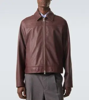LARDINI Leather Jacket - Brown