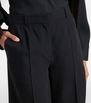 TOTEME High-rise Bermuda Shorts - Black