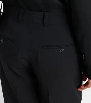 TOTEME High-rise Bermuda Shorts - Black