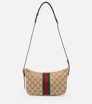 Gucci Lunetta Gg Canvas Small Crossbody Bag