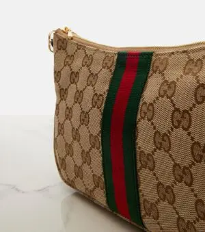 Gucci Lunetta Gg Canvas Small Crossbody Bag - Beige