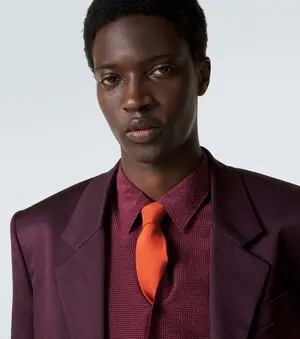 Saint Laurent Silk Neck Tie