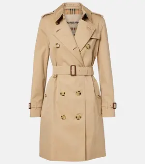 Burberry Cotton Gabardine Trench Coat