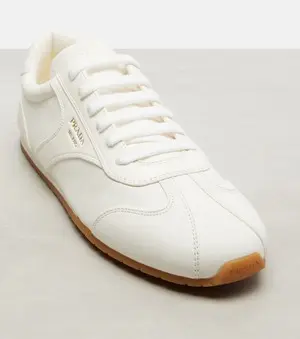 Prada Leather Sneakers - White