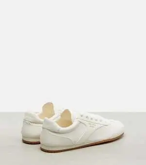 Prada Leather Sneakers - White