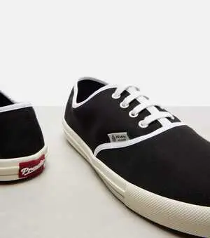 Prada Canvas Sneakers - Black