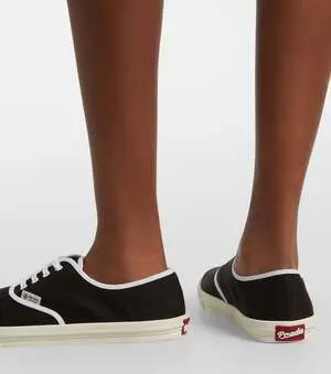 Prada Canvas Sneakers - Black