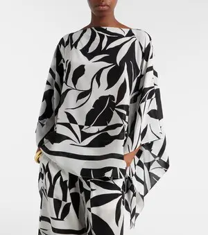 Max Mara Ambuto Printed Silk Blouse - Multicoloured