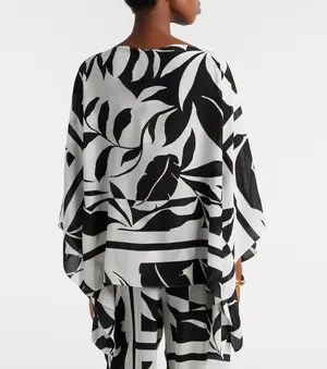 Max Mara Ambuto Printed Silk Blouse - Multicoloured